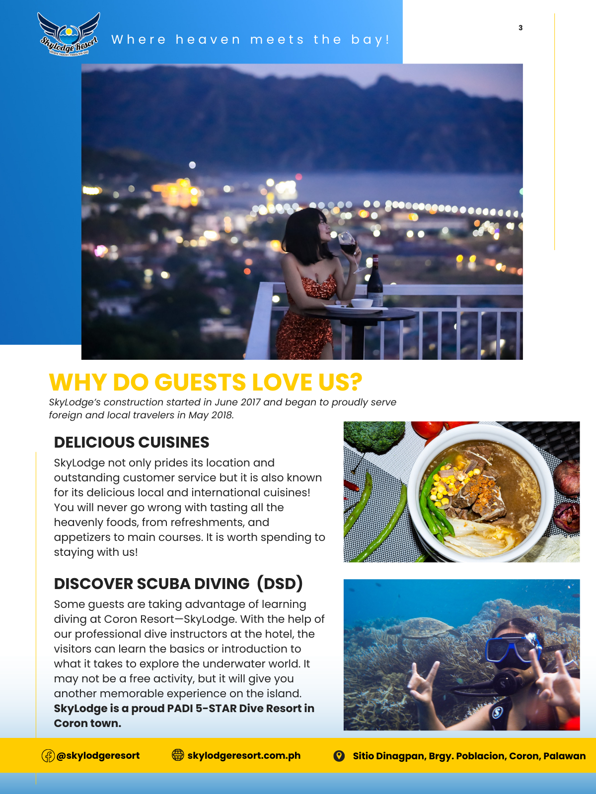 Our compendium | Skylodge Resort